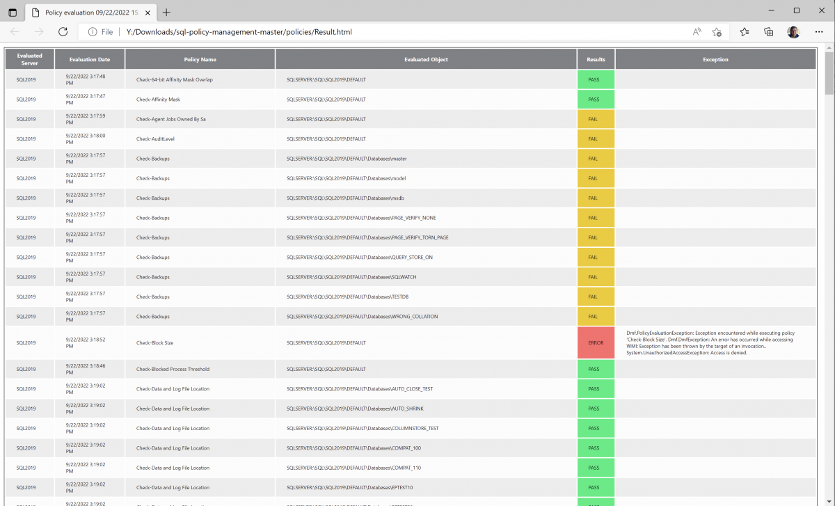 Policy Based Management can help you manage SQL Server
